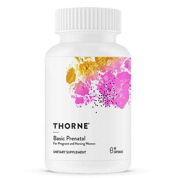 Мултивитамини и минерали за бременни и кърмещи жени Basic Prenatal, 90 капсули, Thorne