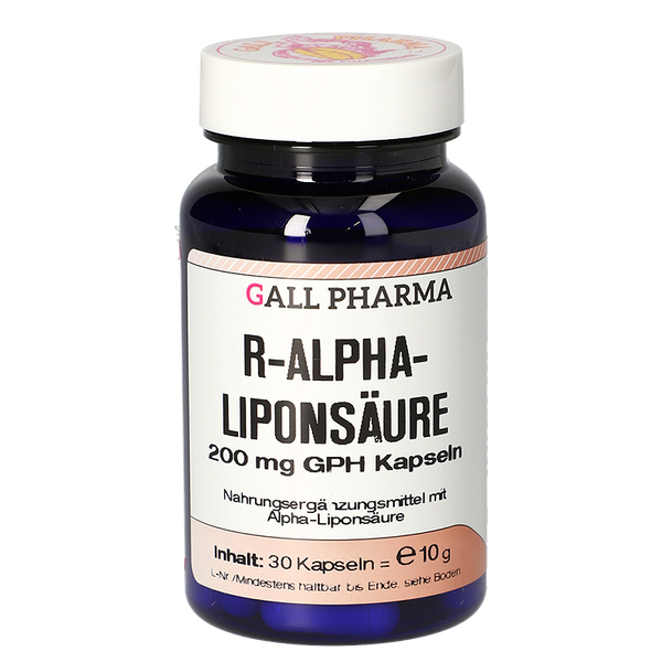 Gall Pharma, R-Alpha-Liponsäure / R-Алфа липоева киселина 200 mg x 30 ...
