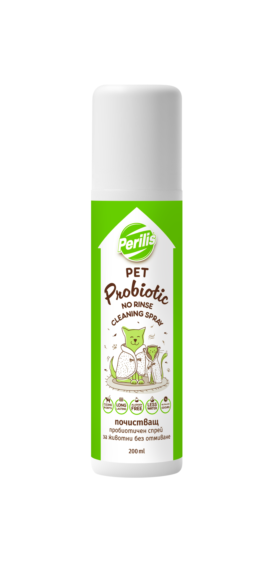 Pet probiotic no rinse cleaning spray – Пробиотичен почистващ спрей за ...