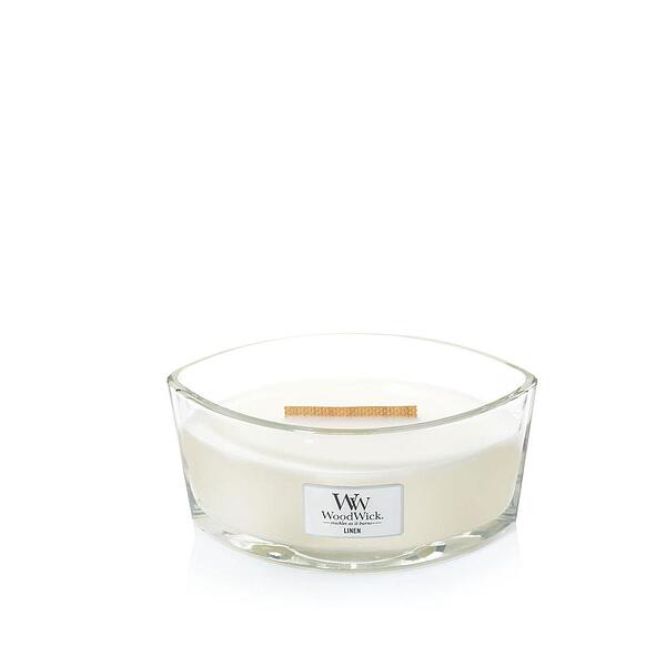 СВЕЩ WOOD WICK ELLIPSE JAR LINEN