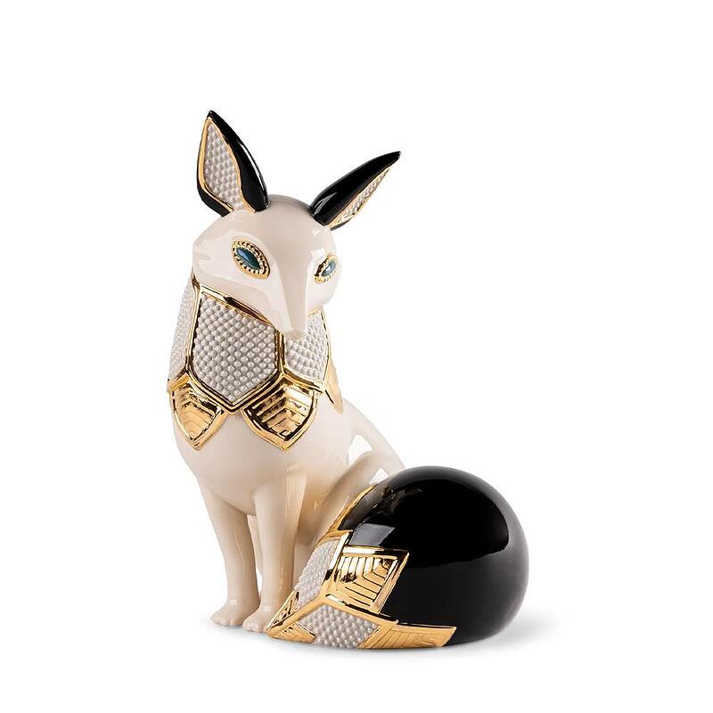 ДЕКОРАТИВНА ФИГУРА LLADRÓ FOX JEWEL 32X21СМ