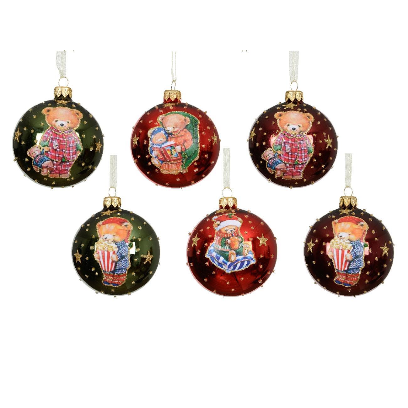 КОЛЕДНА ТОПКА НА ЗВЕЗДИ С МЕЧЕТА 8СМ 1БР